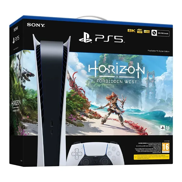 PS5 Playstation 5 Digital Console (4k 120 Hdr 8k) 825gbwith Horizen ...